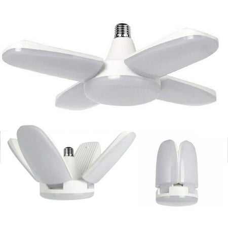 Folding LED Garage Lights Ceiling Light 80W 8000LM LED Bulbs CRI 80 ...