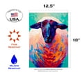 Toland Home Garden Here's Looking At Ewe Colorful Sheep Flag Double ...
