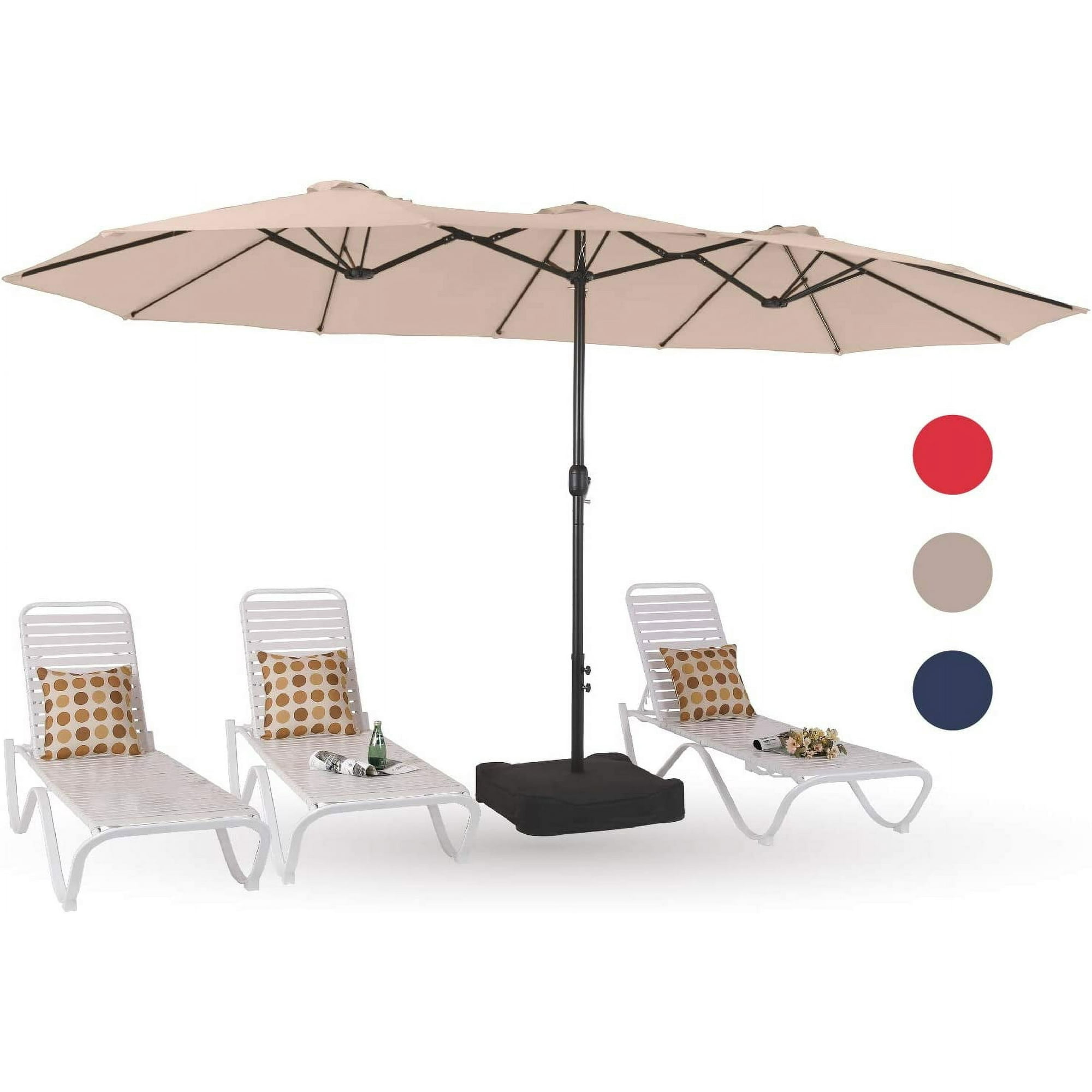 Click here for Pioneerworks 15ft Large Patio Umbrellas With Base... prices