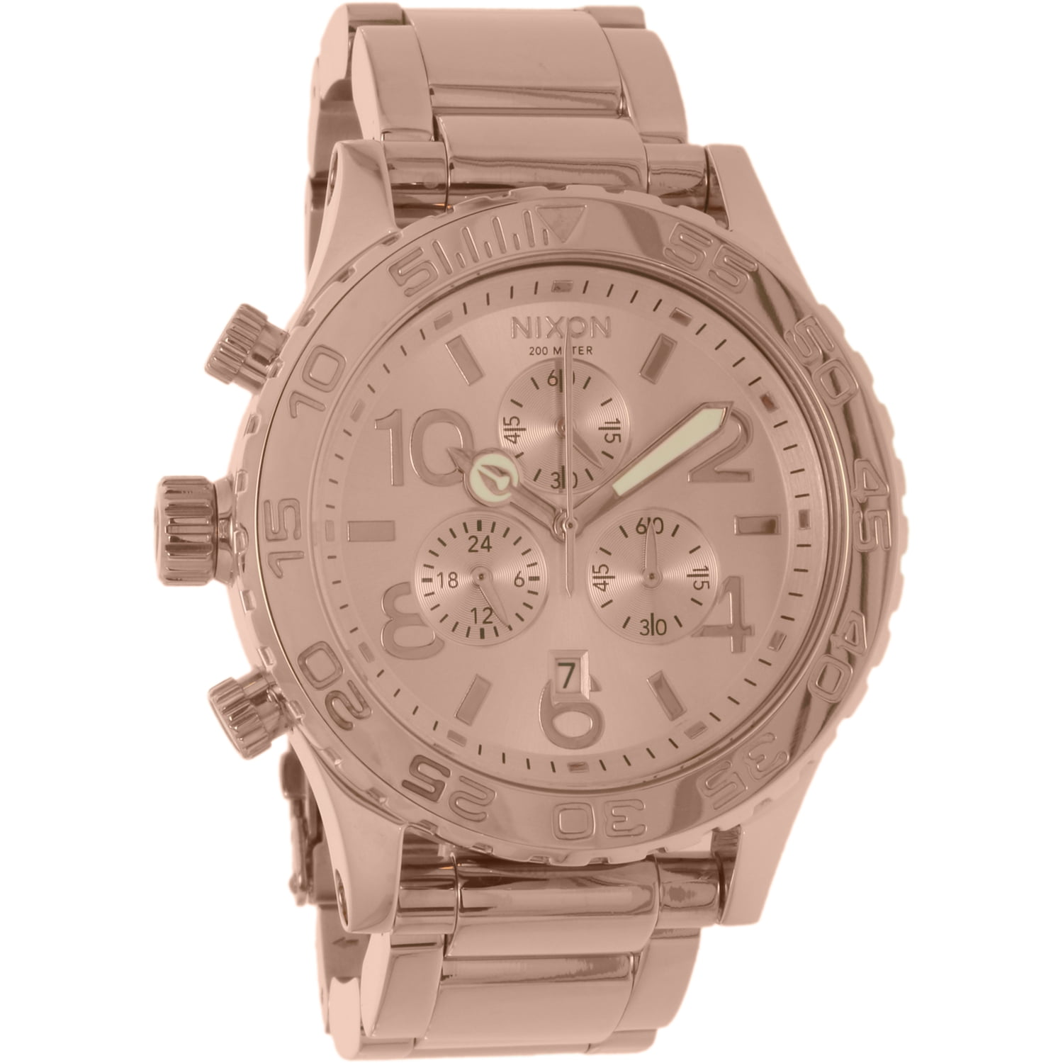 Nixon Men's 42-20 A037897 Rose Gold Stainless-Steel Analog Quartz Watch ...