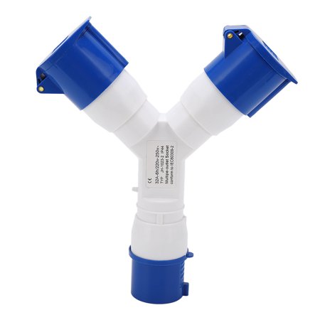 Industrial Plug Connector, IP44 Waterproof 220-250V Easy To Install ...