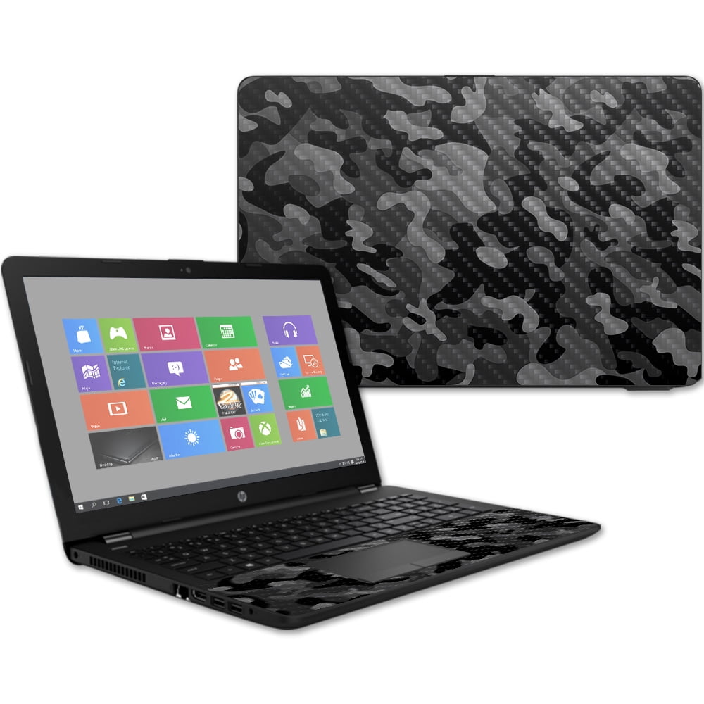 Carbon Fiber Skin Decal Wrap Compatible With HP 15t Laptop 15.6" (2017 ...
