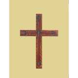 WOOD AND IRON WALL CROSS - Walmart.com