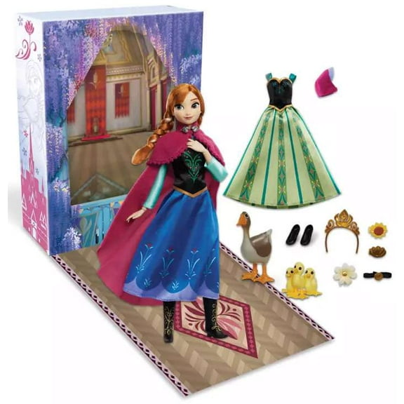 Disney Frozen 2 Anna and Elsa Doll Set with Dress, Magic Accessories ...