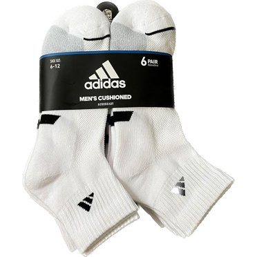 Adidas Men's Climalite Low Cut Socks, 6-pair, Moisture Wicking ...