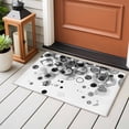 Area Rug 24×36in, Black Gradient Polka Dot Floor Carpet Living Room Rug ...