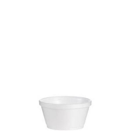 8SJ20 CPC 8 oz Ex Squat Food Container Foam, White - Case of 1000 ...