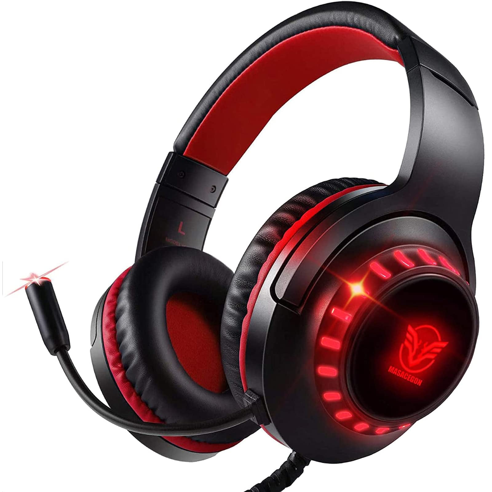 Gaming Headset with Microphone for PC Switch PS4 PS5 Headset Noise ...