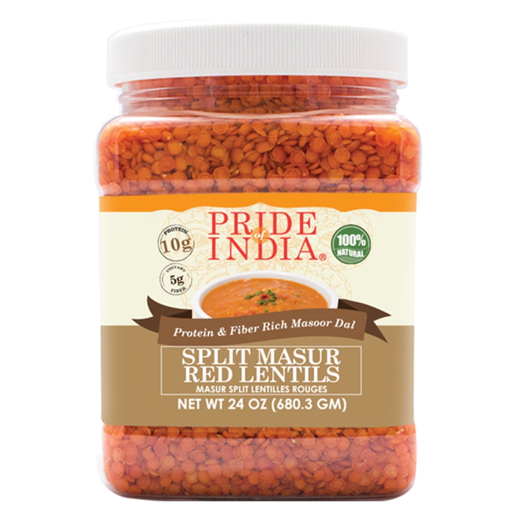 Click here for Pride Of India - Indian Split Masur Red Lentils -... prices