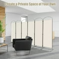 Costway Foldable 6-Panel Room Divider, Indoor and Outdoor Use ...