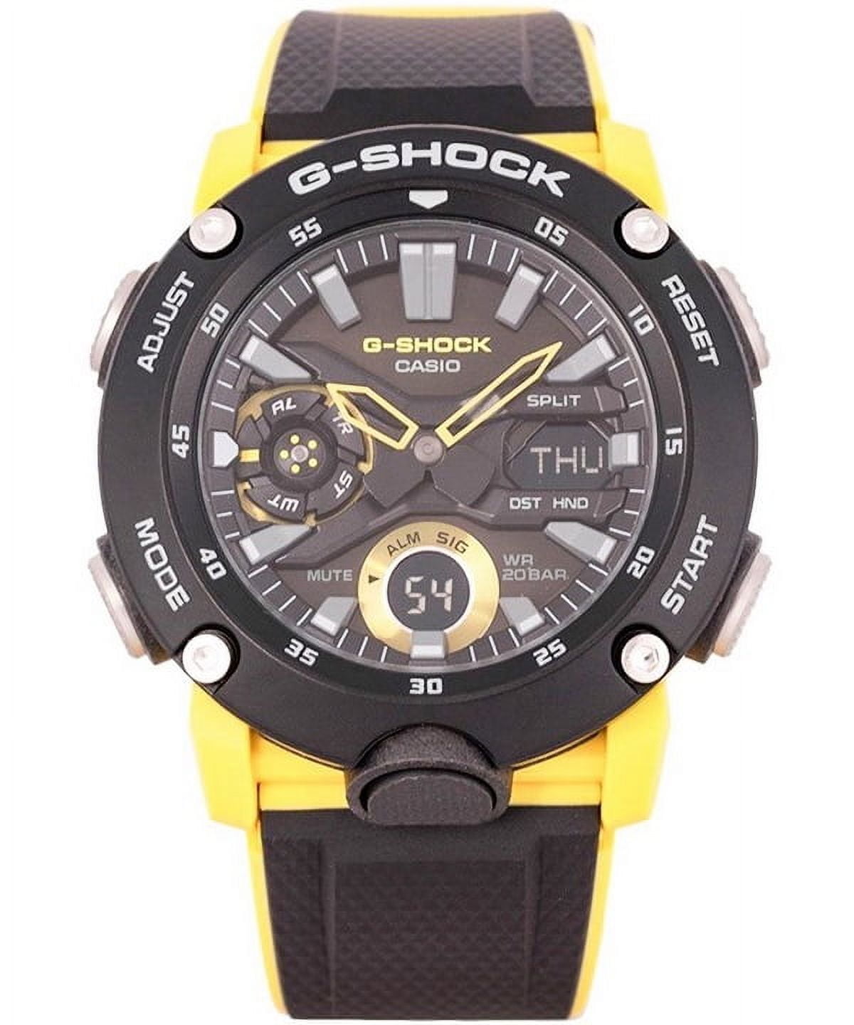 Casio G-Shock Carbon Core Guard Digital Analog Black Dial Quartz GA ...