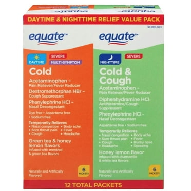 Equate Nighttime Cold and Flu Relief Liquid, Original Flavor, 12 fl oz ...