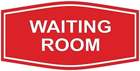 fancy waiting room sign(red)-large - Walmart.com