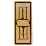 Iceberg OfficeWorks Wood-Laminate Folding Table, 96x30x29, Mahogany ...