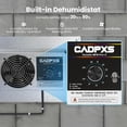 CADPXS Crawlspace Ventilation Fan 220 CFM Air Out, Crawlspace Fan Vent ...