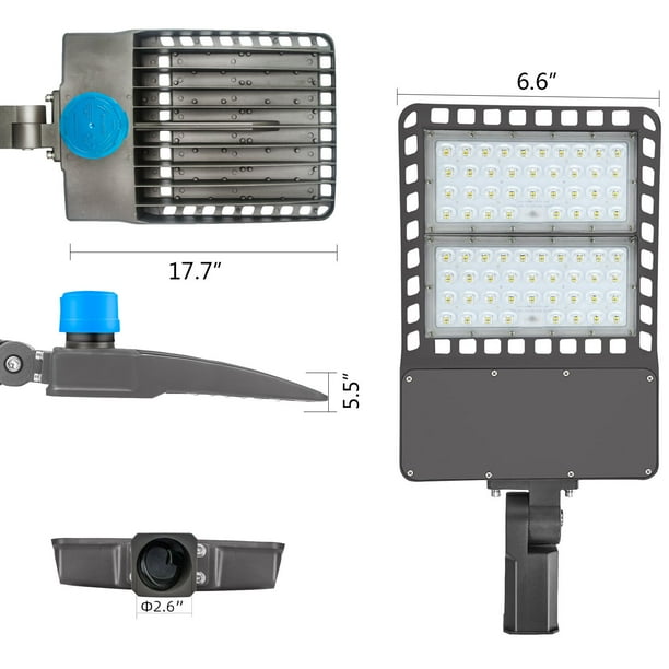 Seuron 300W LED Parking Lot Lighting LED Area Light 39000LM 5500K Dusk ...