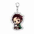 Demon Slayer Acrylic Keychains,Anime Character Key Ring Set for Fans ...