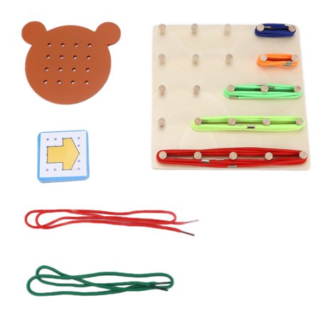 Geoboard, Educational Array Geoboard Rounded Corner With Rubber Band ...
