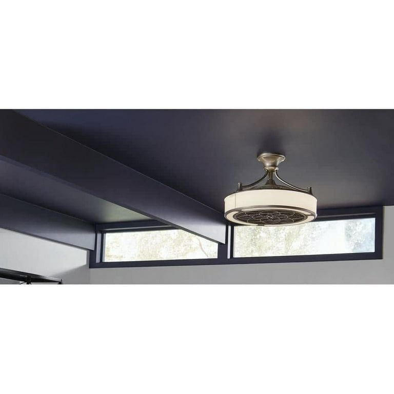 Stile Cf0110 Anderson 22 Indoor Outdoor Brushed Nickel Ceiling Fan ...