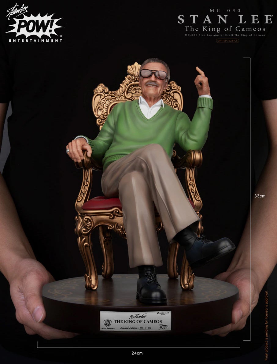 Stan Lee: The King Of Cameos Master Craft Table Top Statue - Walmart.com