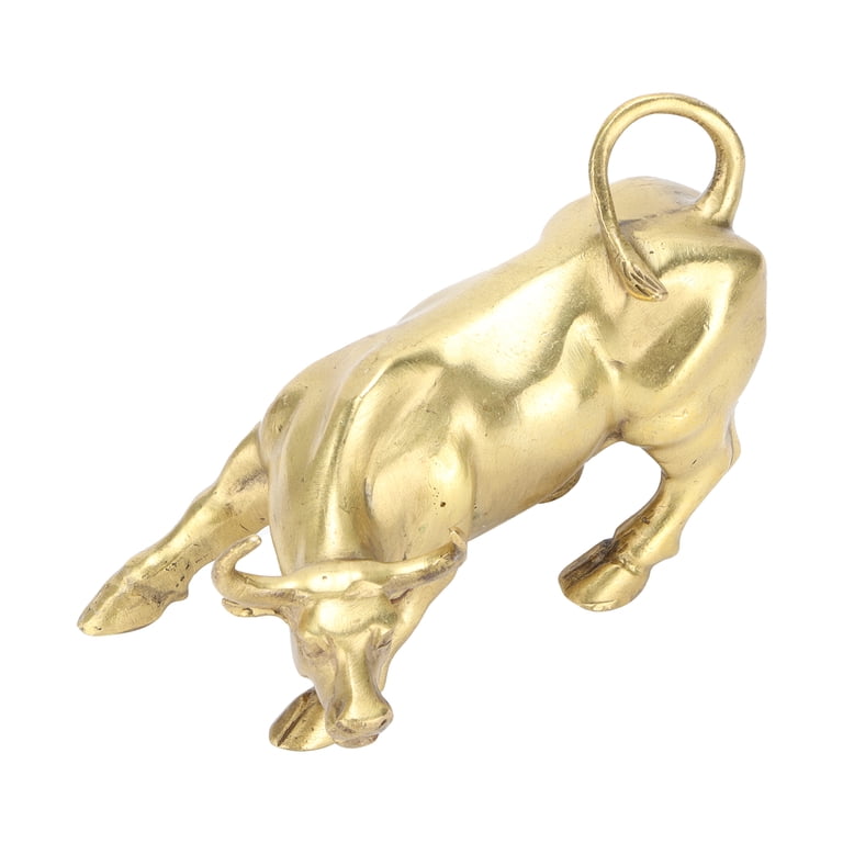 Wall Street Bull Desktop Statue