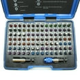 TMAX 100 Piece Color Coded Impact Ready Security Bits Screwdriver Set ...
