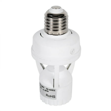 Sensor Led Socket Led Socket E27 Socket Base AC110-240V E27 Infrared ...