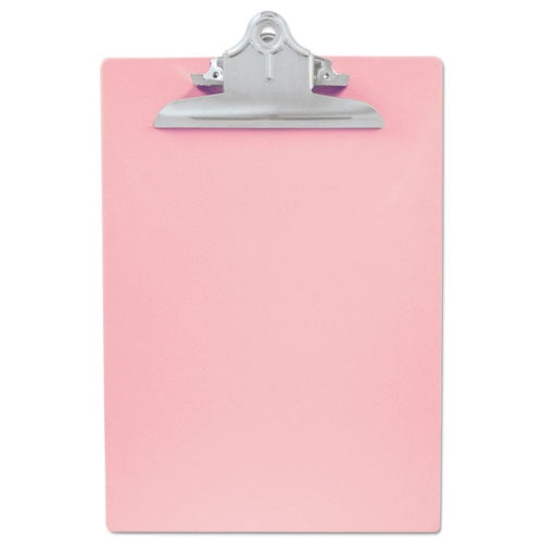 Recycled Plastic Clipboard with Ruler Edge, 1" Clip Capacity, Holds 8.5 ...