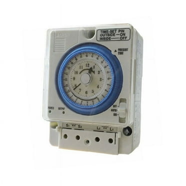 GE 24-Hour Indoor Heavy Duty Mechanical Water Heater Timer Switch ...
