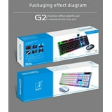 Luminous Chasing Leopard G21 Mechanical Feel Wired USB Backlit Keyboard ...