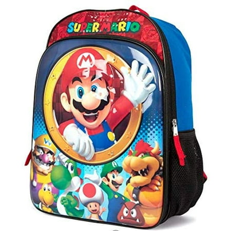 Nintendo Super Mario Character Backpack With LED Lights Kids | Walmart ...