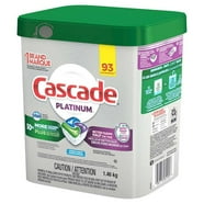Cascade Total Clean ActionPac Dishwasher Detergent Pacs Lemon Scent ...