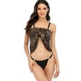 Lelinta Womens Bikini Cover Up Mini Dress V Neck Loose Swimwear Bathing