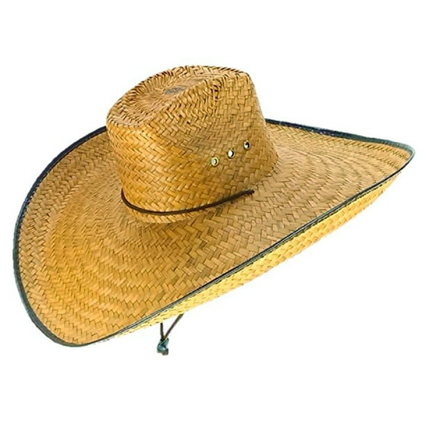Double Weaved Hard Shell Ranch Style Shade Hat Large Fit Wide Brim ...