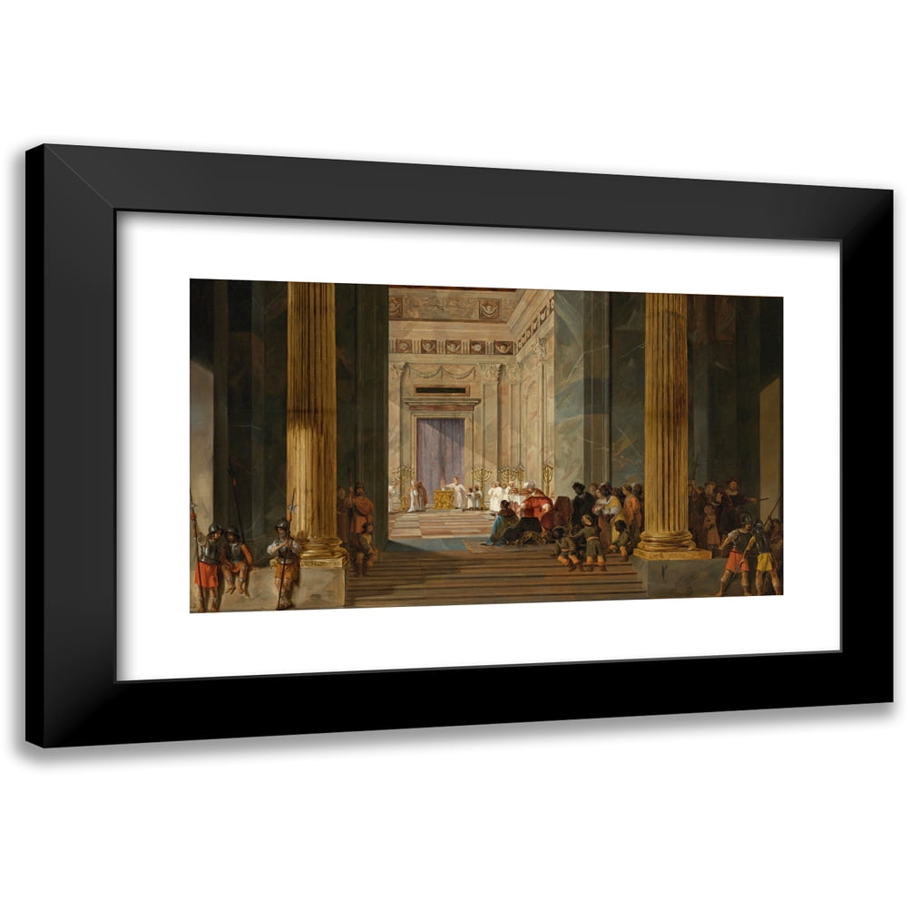 Salomon de Bray 24x15 Black Modern Framed Museum Art Print Titled - The ...