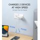 SHIQI-50W USB C Wall Charger, 5-Port Fast Charging Block, USB C Wall ...