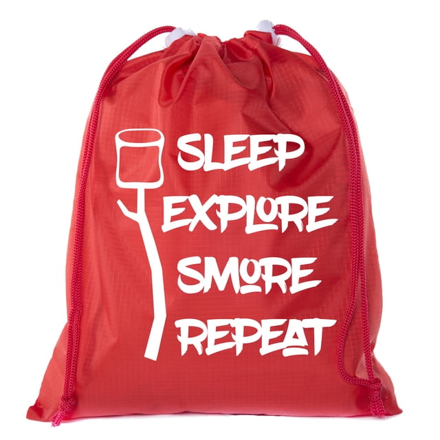 Mato & Hash Camping Mini Drawstring Backpack for Birthday Parties and ...