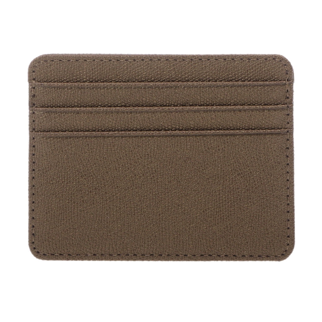Card Holder Slim Bank Credit Card ID Cards Coin Pouch Case Bag Wallet ...