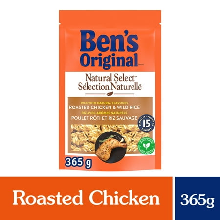BEN'S ORIGINAL NATURAL SELECT Roasted Chicken Flavour & Wild Rice, 365g ...