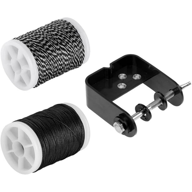 KSCD Bow String Serving Jig Tool with 2 Rolls Bow String Serving Thread ...