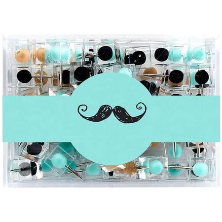 HTAIGUO Green Series Square Thumbtacks Decorative Thumb Tacks and ...