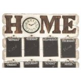 Antique Styled Brilliant Wood Memo Clock - Walmart.com