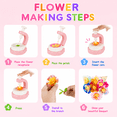Fabric Flower Bouquets Toys, DIY Craft Kits Toys for Kids - Flowers ...