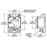 Blue Sea Systems #7148 Circuit Breaker, Style 187, Surface Mount DC ...