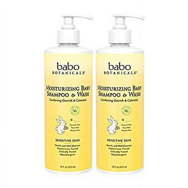 Aveeno Baby Gentle Wash & Shampoo, Natural Oat Extract, 3 x 18 fl. oz ...