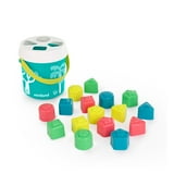 Miniland Feel to Learn: Shape Sorting Bucket, Turquoise - Walmart.com