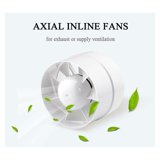 4inch Silent Wall Extractor Exhaust Duct Ventilation Fan Air Blower ...