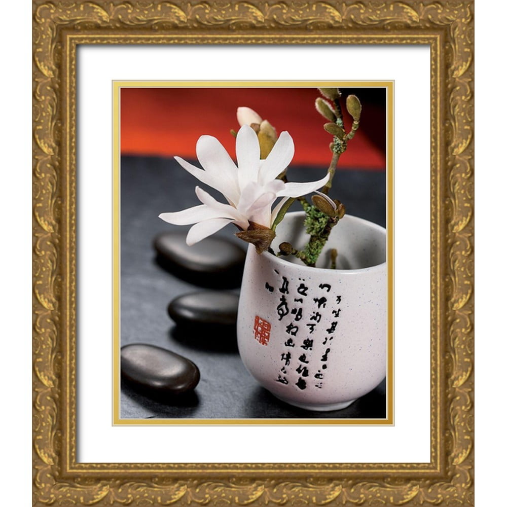 Beyler, Catherine 12x14 Gold Ornate Wood Framed with Double Matting ...