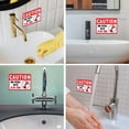 10Pcs Non Potable Water Sign Sticker PVC Waterproof Not for Drinking ...