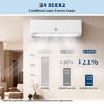 27,000 BTU 3-Zone Mini Split AC/Heating System with WiFi, 208-230V ...